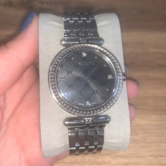 Escada | Accessories | Escada Vanessa Stainless Steel Mini Diamond ...